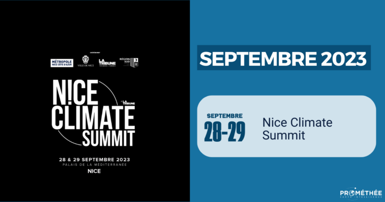 Nice Climate Summit - Prométhée Earth Intelligence